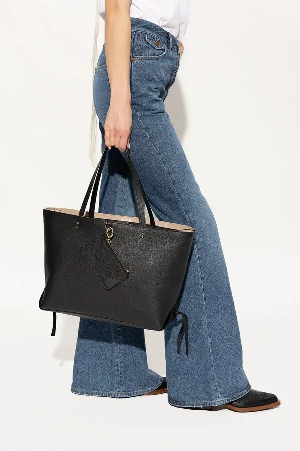 Chloé Tassel Handbag With Detachable Pouch