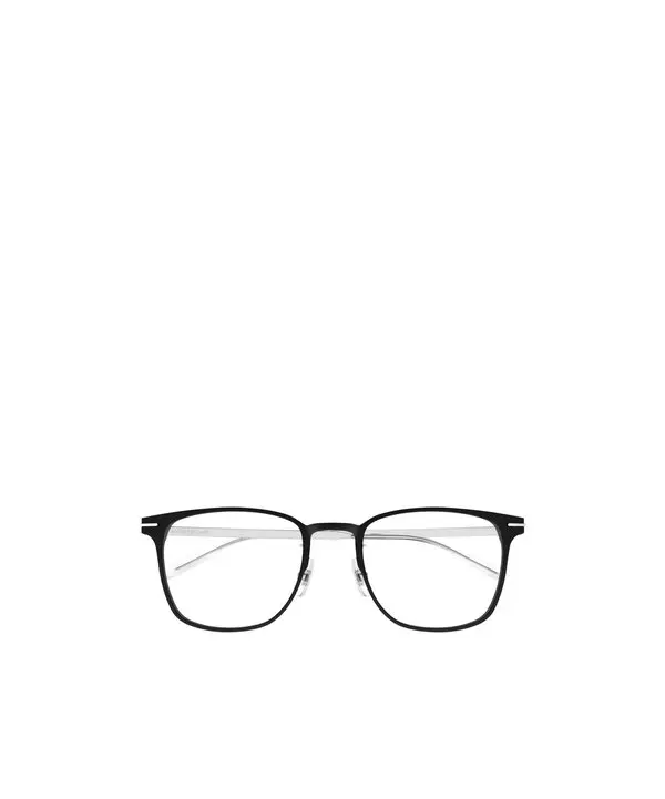 Montblanc Eyewear Square Frame Glasses - Black