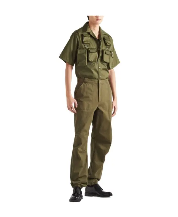 Prada Short-sleeved Re-nylon Shirt - Green