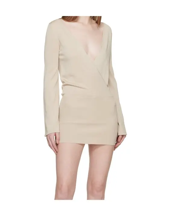 AYA MUSE V-neck Flared Dress