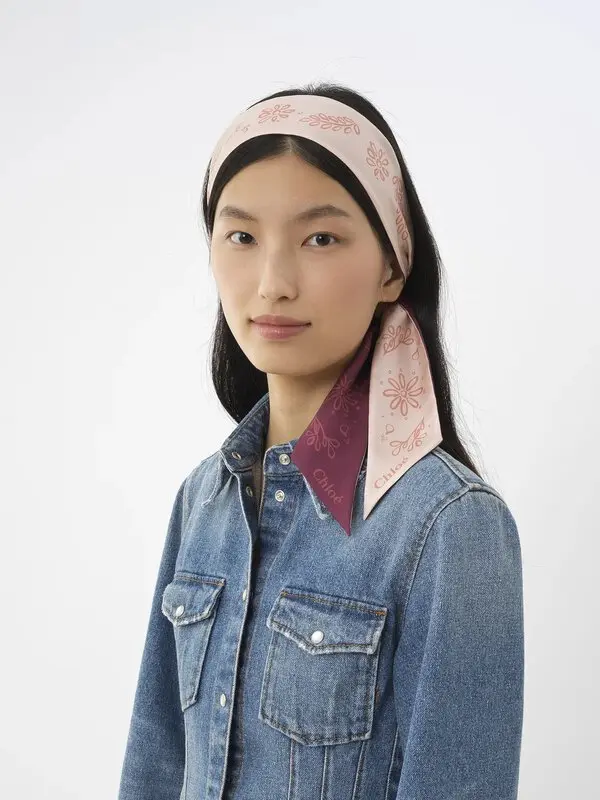Chloé Logo Printed Scarf