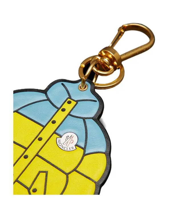 Moncler Leather Jacket-shaped Key Ring