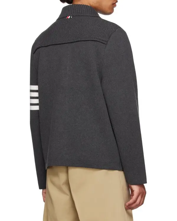Thom Browne 4-bar Collared Jacket