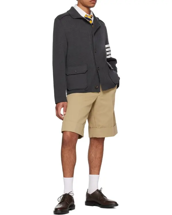 Thom Browne 4-bar Collared Jacket