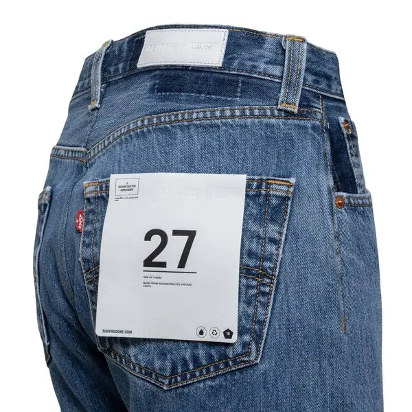 RE/DONE High-rise Skinny Jeans With Raw Edge Hem And Inner Slits