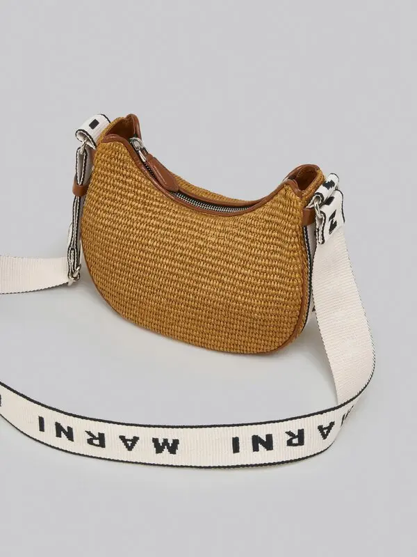 Marni Bey Small Raffia Bag