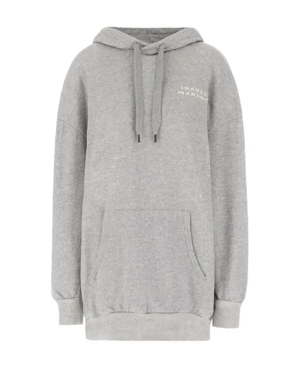 Isabel Marant Étoile Solena Logo Embroidered Drawstring Hoodie