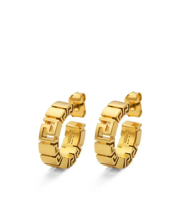 Versace Greca Hoop Earrings