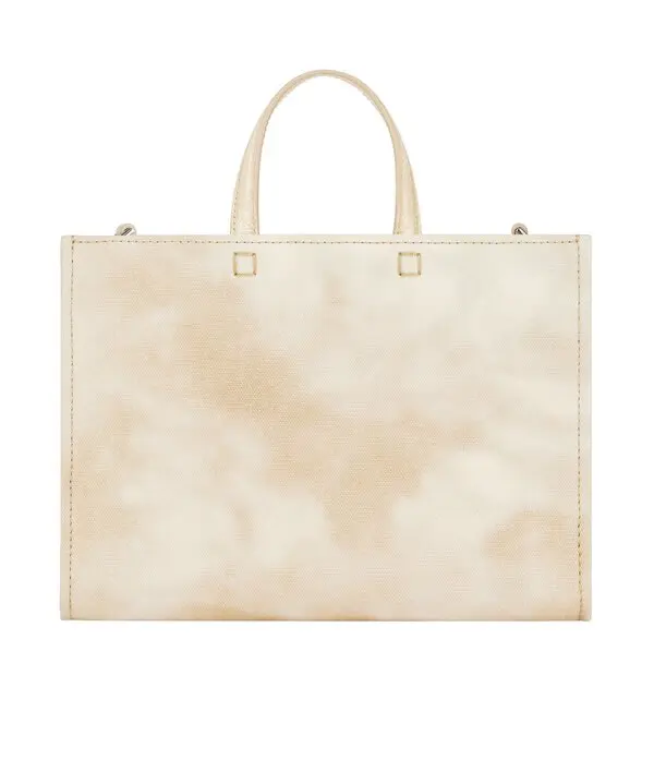Givenchy Medium G-tote Shopping Bag In Tie-dye Canvas - Nude