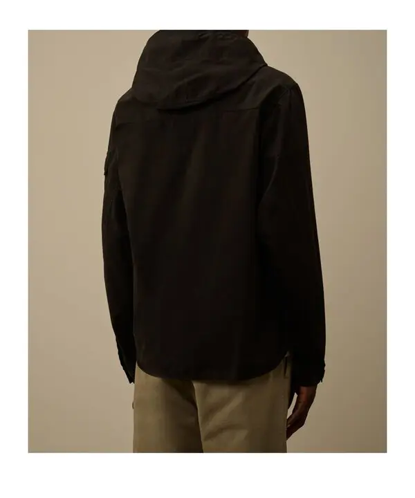 C.P. COMPANY Flap-pocket Hooded Jacket - Black
