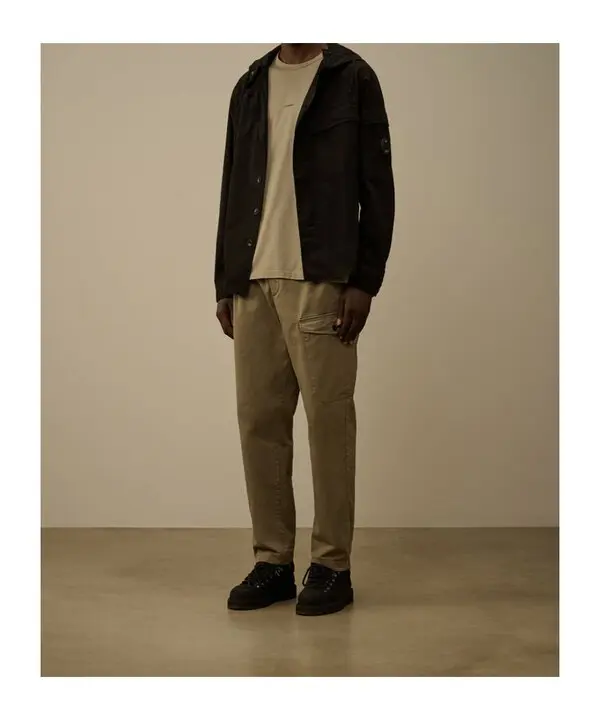C.P. COMPANY Flap-pocket Hooded Jacket - Black