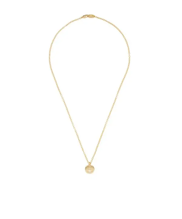 VIVIENNE WESTWOOD Lewis Necklace With Crystal Embellishments - Gold/white