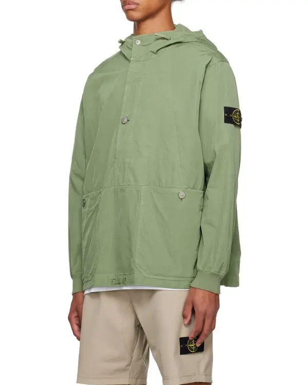 Stone Island Compass Patch Hooded Jacket