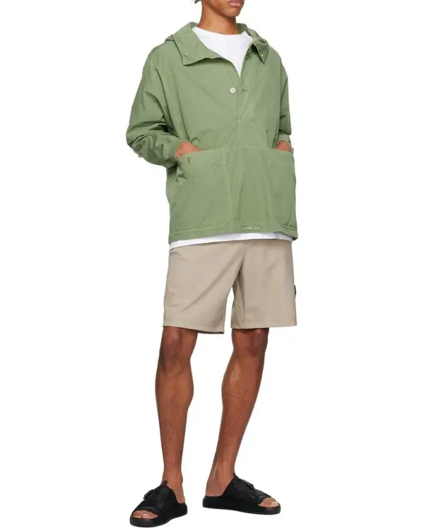 Stone Island Compass Patch Hooded Jacket