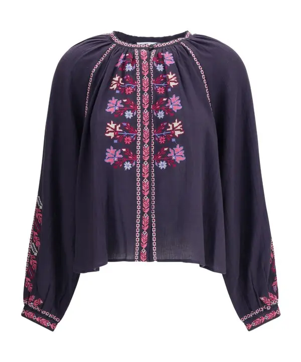 Isabel Marant Étoile Embroidered Long Sleeve Shirt