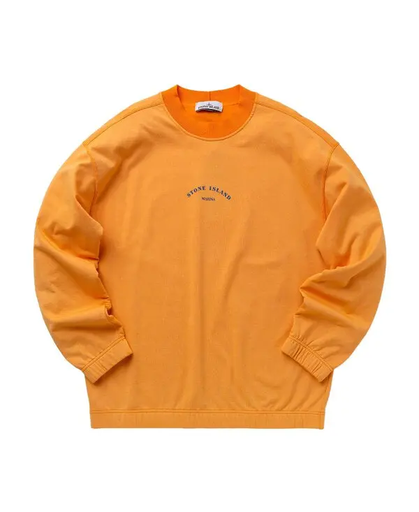 Stone Island Logo-print Long-sleeve Sweatshirt