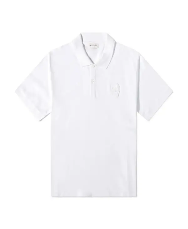 Alexander McQueen Skull-patch Polo Shirt