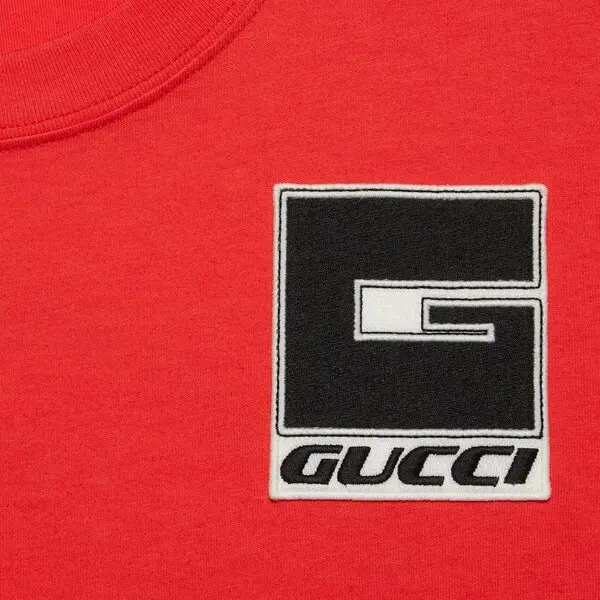 Gucci Logo-appliqué Cotton T-shirt