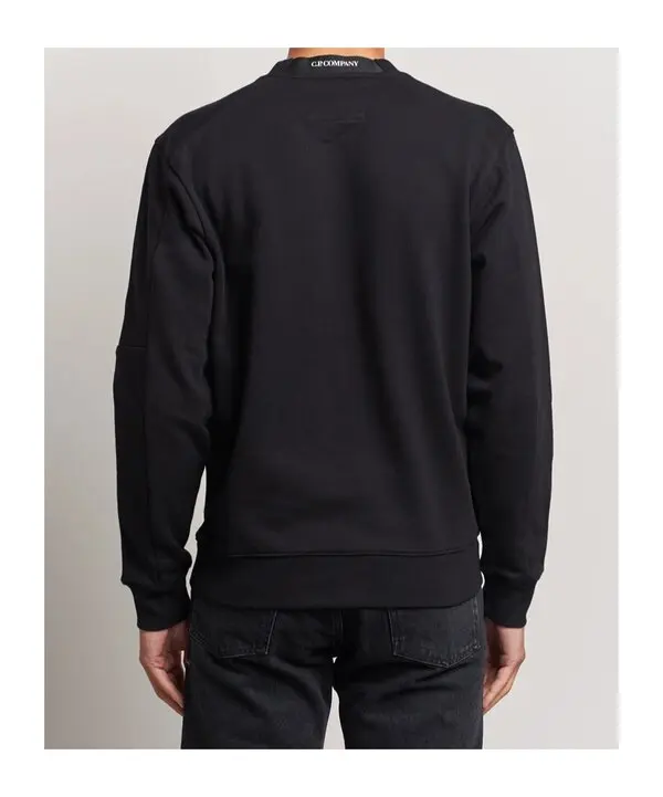 C.P. COMPANY Long Sleeved Crewneck Sweatshirt With Lens Detail