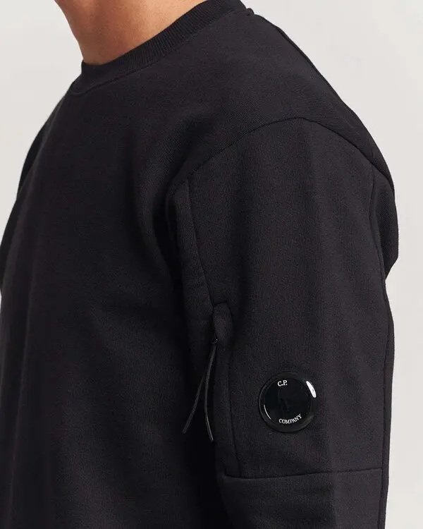 C.P. COMPANY Long Sleeved Crewneck Sweatshirt With Lens Detail