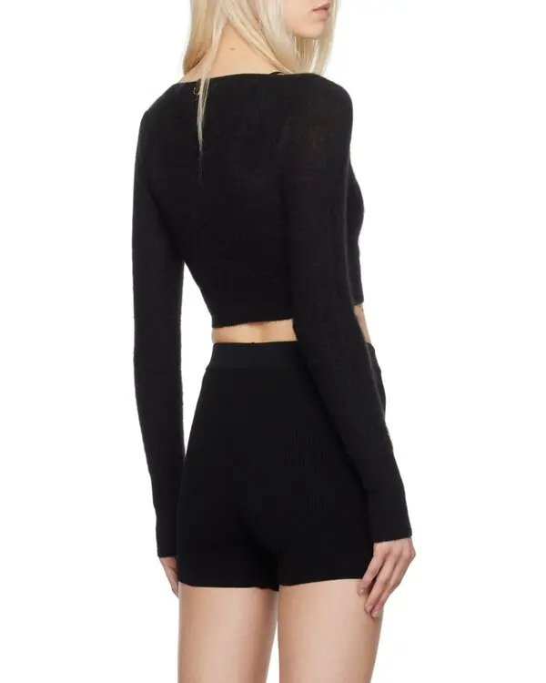 Jacquemus Le Alzou Cropped Cardigan