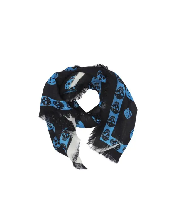 Alexander McQueen Slashed Skull Print Scarf
