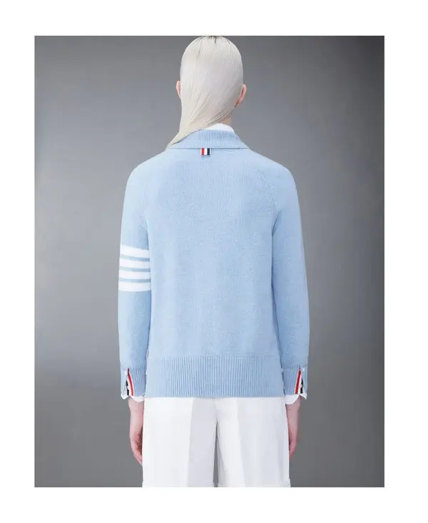 Thom Browne Virgin Wool Peter Pan Collar Cardigan