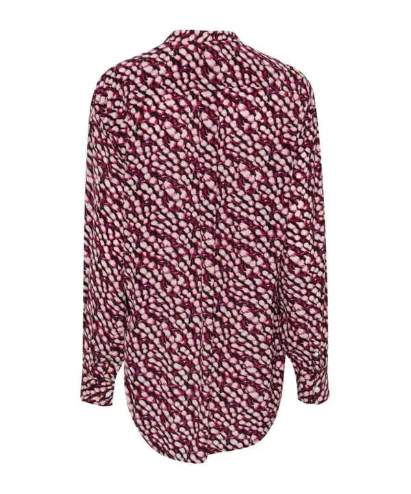 Isabel Marant Étoile Catchell Abstract Print Long-sleeved Shirt - Multicolor