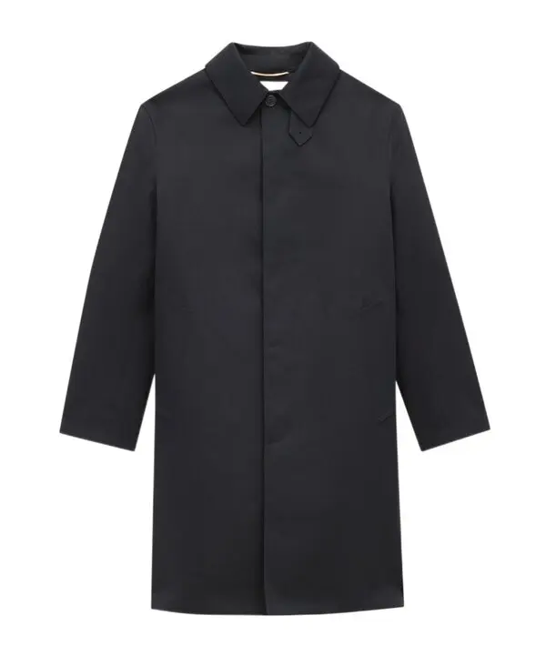 Saint Laurent Button Detailed Knee-length Coat