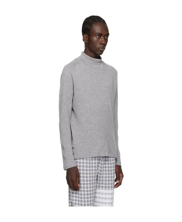 Thom Browne High-neck Long-sleeve Sweater