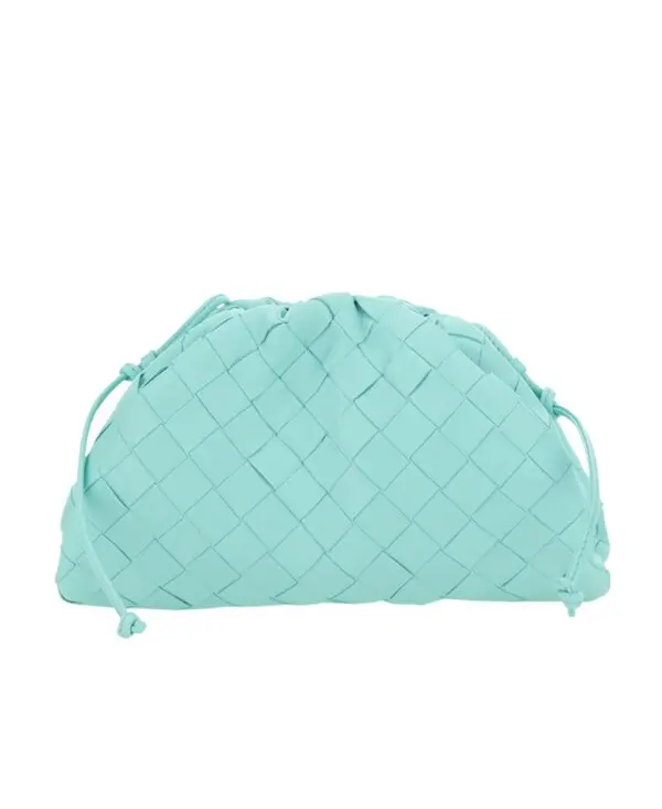 Bottega Veneta Woven Drawstring Clutch Bag
