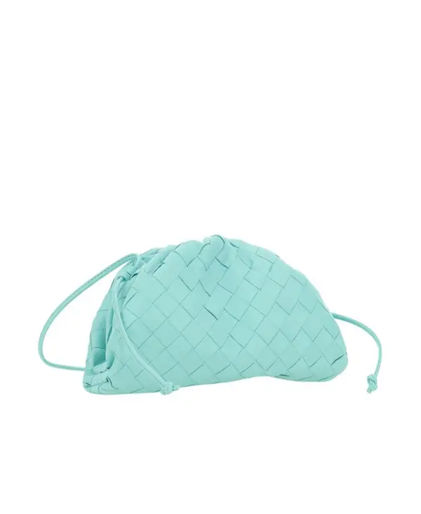 Bottega Veneta Woven Drawstring Clutch Bag
