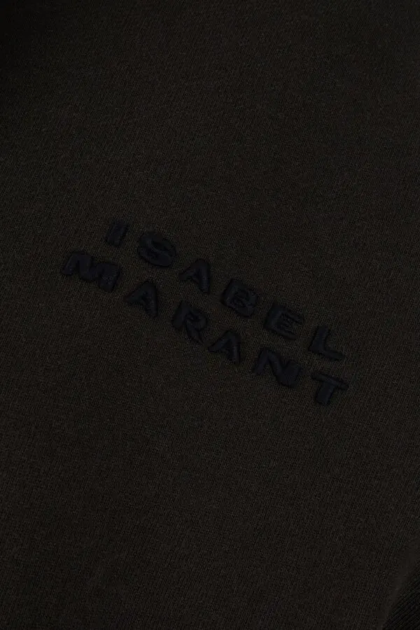 Isabel Marant Étoile Solena Embroidered Logo Drawstring Hoodie
