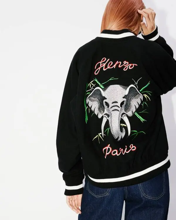 Kenzo Reversible Embroidered Bomber Jacket