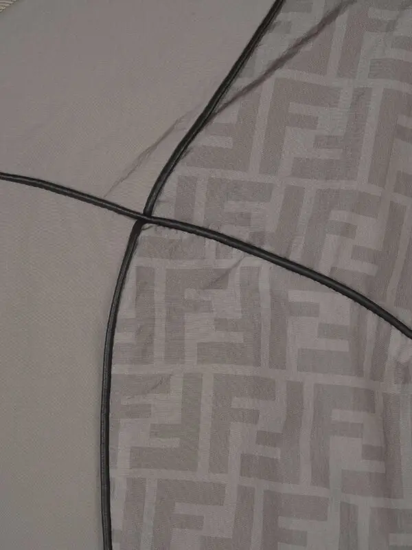 Fendi Logo Printed Zip-up Jacket