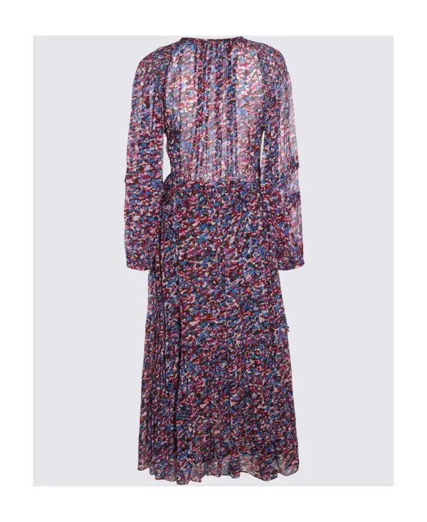 Isabel Marant Étoile Floral Print Long Sleeve Maxi Dress