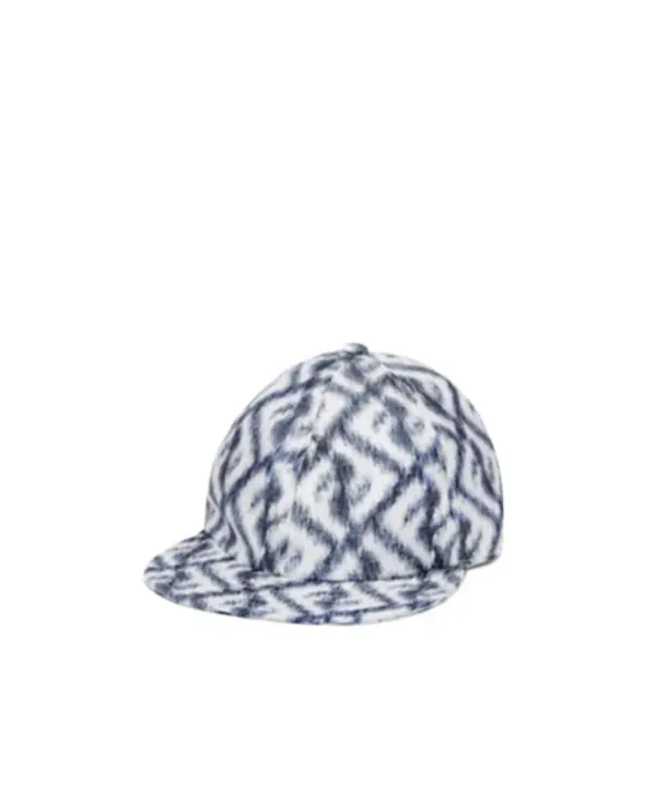 Fendi Ff Patterned Baseball Cap - Blue
