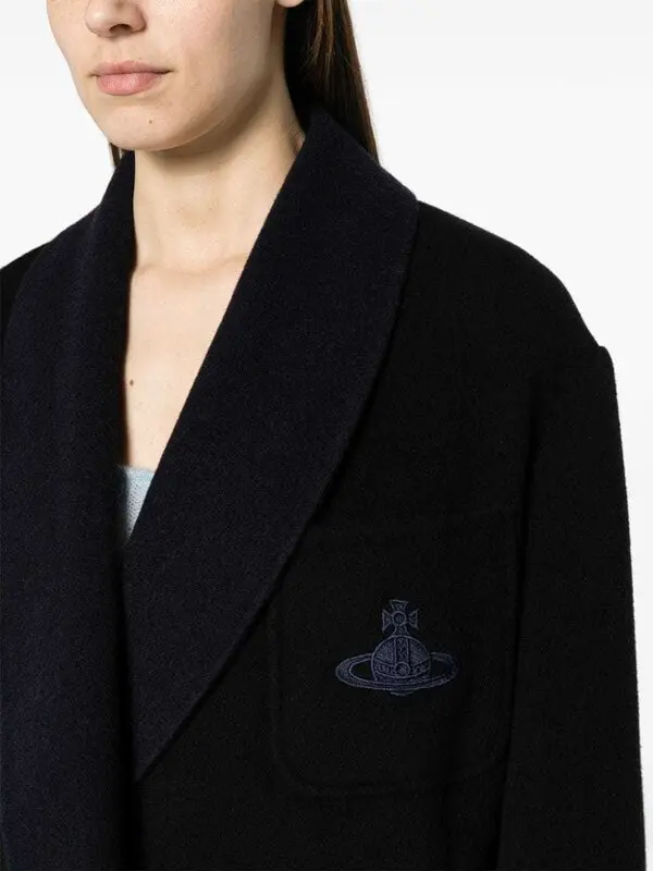 VIVIENNE WESTWOOD Long-sleeved Embroidered Coat