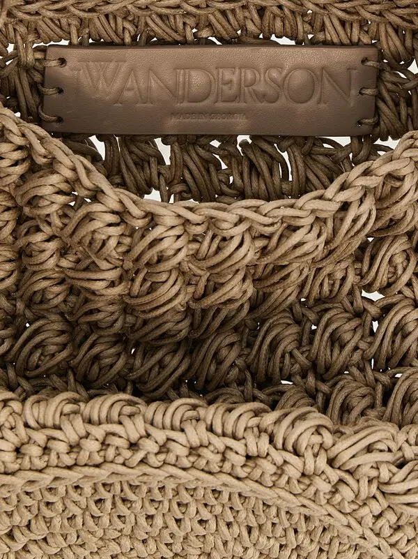 J.W.ANDERSON Anchor Plaque Woven Shoulder Bag
