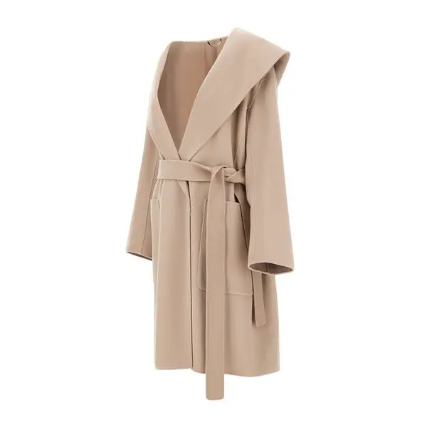 Max Mara Hooded Wool Coat - No