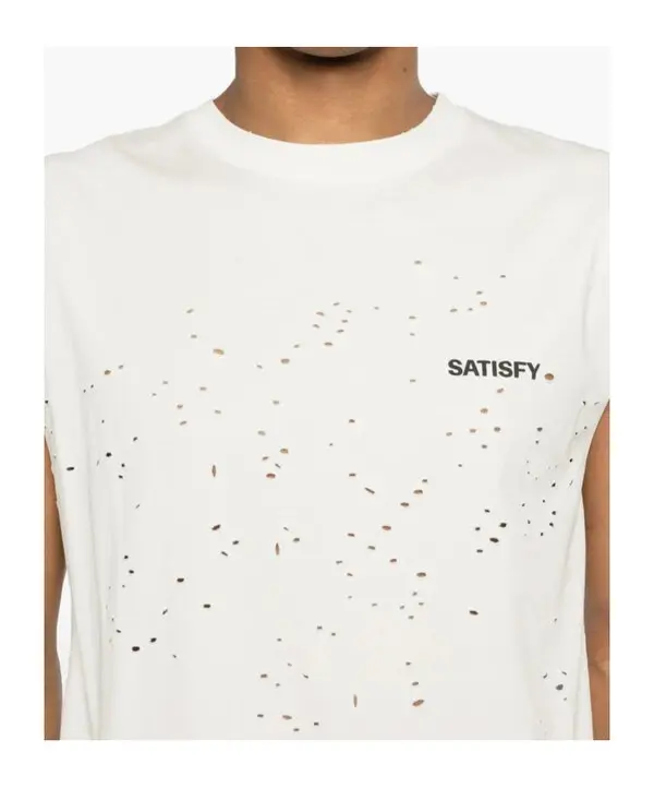 Satisfy Mothtech Distressed Muscle T-shirt