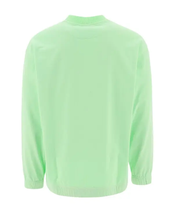 Stone Island Logo Print Crewneck Sweatshirt