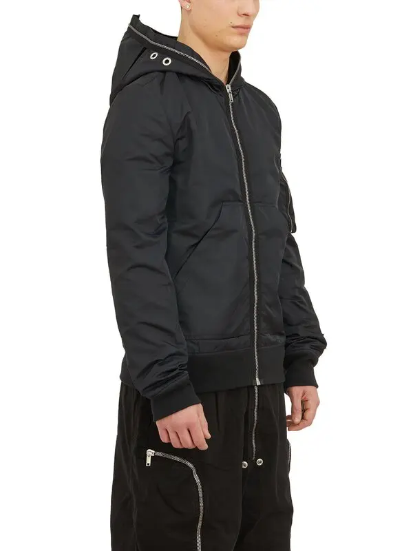 Rick Owens Zip-up Hooded Jacket