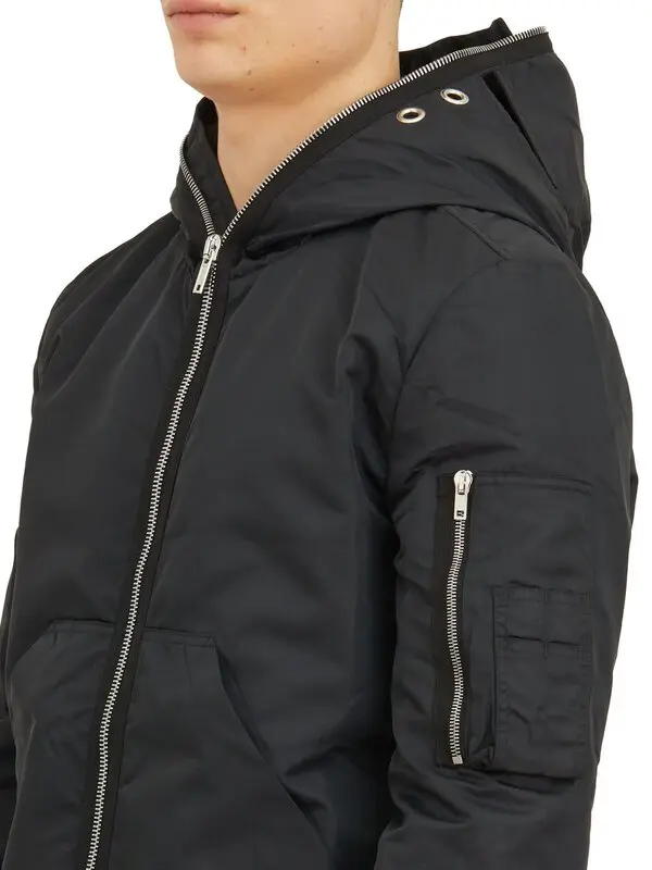 Rick Owens Zip-up Hooded Jacket