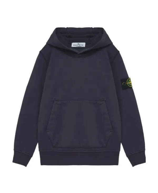 Stone Island Compass Patch Cotton Hoodie