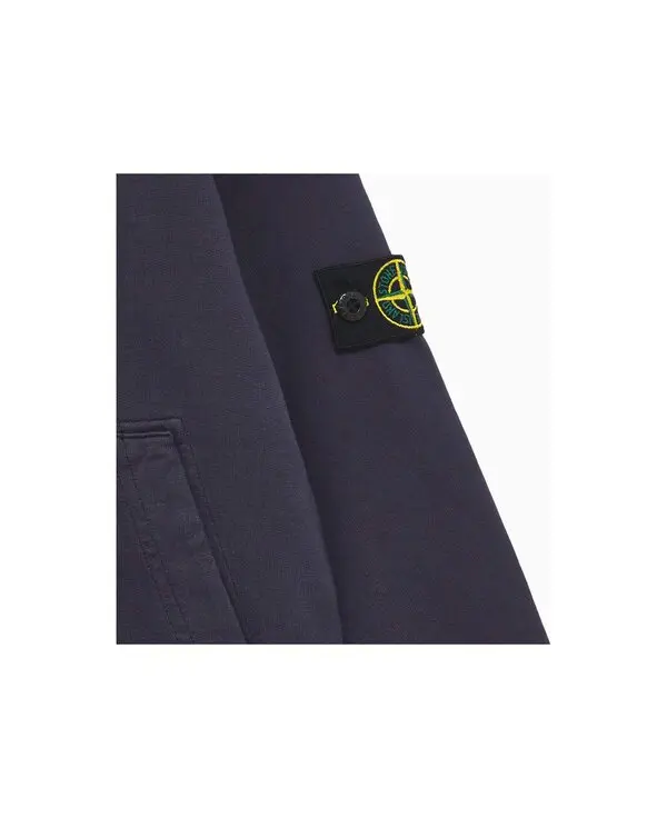 Stone Island Compass Patch Cotton Hoodie