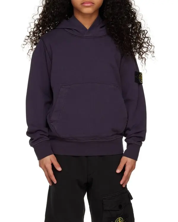 Stone Island Compass Patch Cotton Hoodie