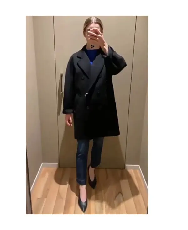 Max Mara Double-breasted Button-up Coat