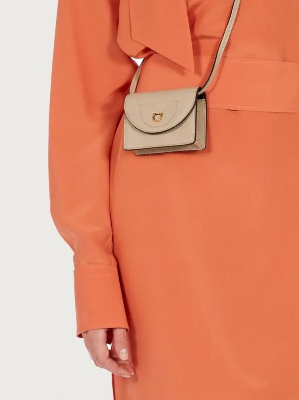 FERRAGAMO Flip Shoulder Bag With Logo