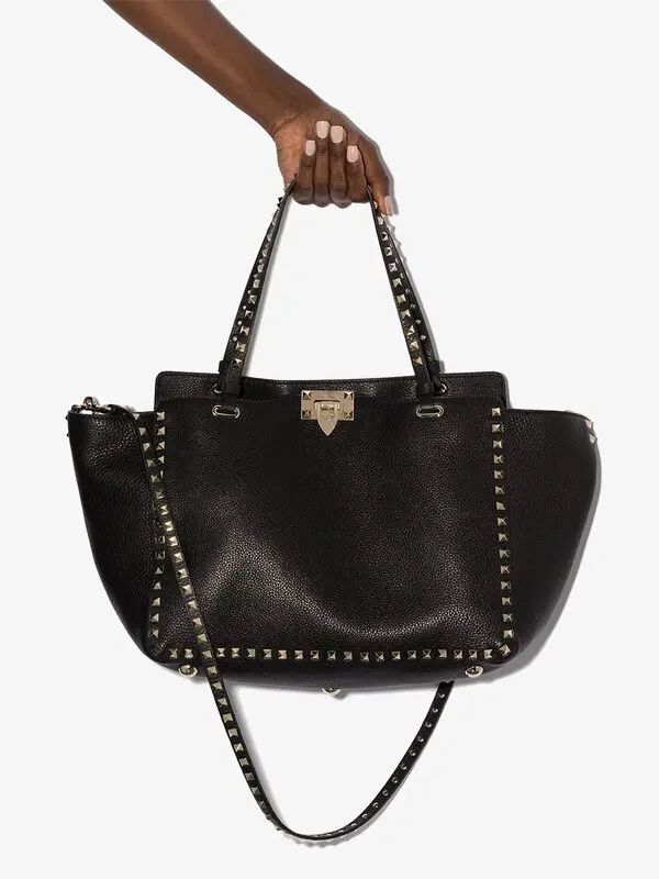 Valentino Garavani Rockstud Medium Top Handle Bag